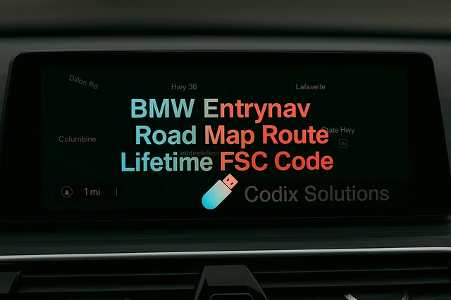 BMW ROAD MAP Europe West EntryNav Route 2025 Map Update - FSC Code EUR ...