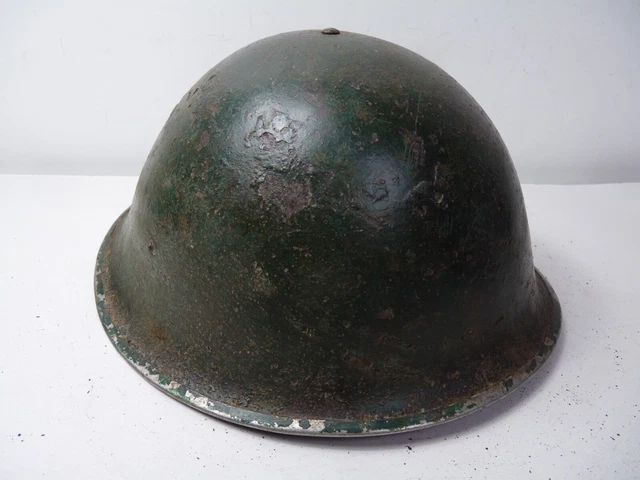 ORIGINAL WW2 BRITISH Army Mk3 Turtle Army Fire Department Helmet ...