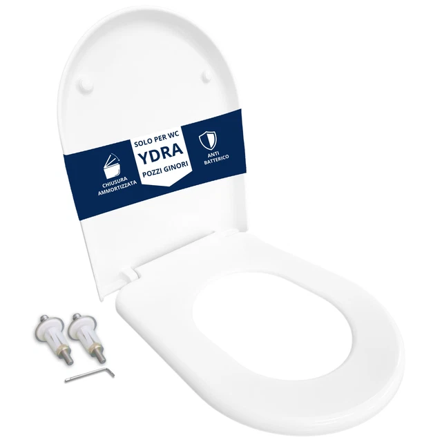 POZZI GINORI YDRA Soft Close Toilet Seat – White Thermosetting Like ...