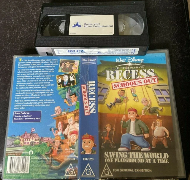 RECESS SCHOOLS OUT Walt Disney ~Video Vhs Pal~A Rare Find £24.47 ...