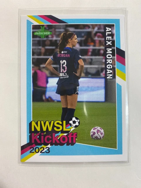 ALEX MORGAN 2023 San Diego Wave FC Parkside Vol. 1 NWSL Kickoff Card ...