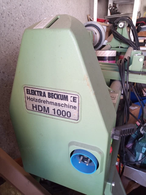 ELEKTRA BECKUM HDM 1000 Drehmaschine für Holz Drechselbank mit ...