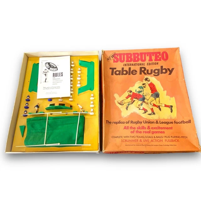 SUBBUTEO TABLE RUGBY International Edition Set England v Scotland ...