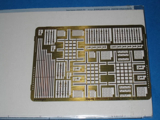 PIÈCES DE GRAVURE sur courroie montées sur véhicule Eduard 1/35 US ...