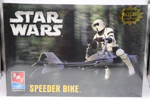 MAQUETTE STAR WARS Speeder Bike Model Kit (AMT/ERTL) Neuf New EUR 59,90 ...