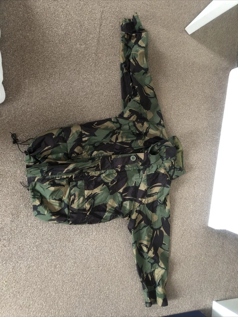 GENUINE BRITISH ARMY DPM woodland waterproof smock special forces £4.75 ...