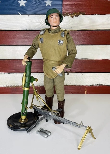 ENSEMBLE ORIGINAL HASBRO Gi Joe Armes Lourdes Complet Comme Neuf 1964 ...