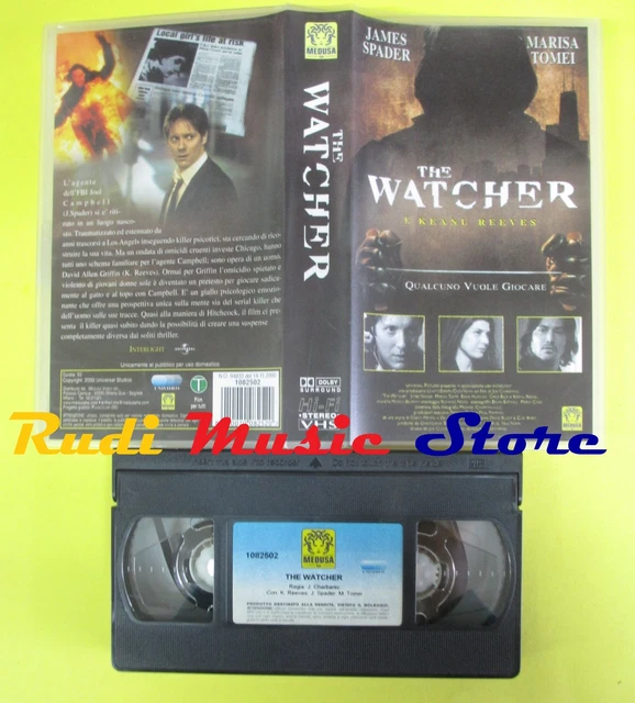 FILM VHS THE WATCHER 2000 keanu reeves james spader marisa tomei (F59 ...