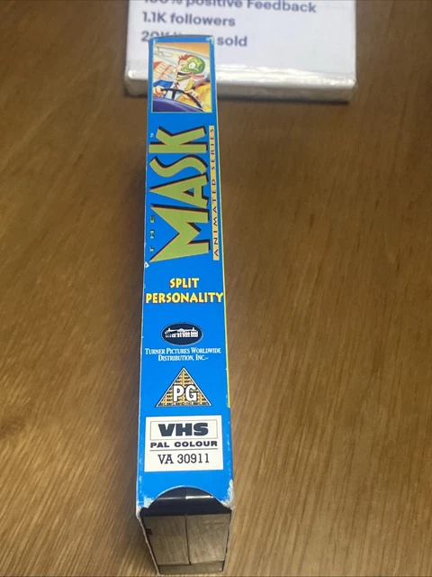 THE MASK ANIMATED Series VHS Video tape Split Personality TV Show Pal ...