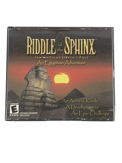 RIDDLE OF THE Sphinx: An Egyptian Adventure (PC/Apple Mac, 2000, lot de ...