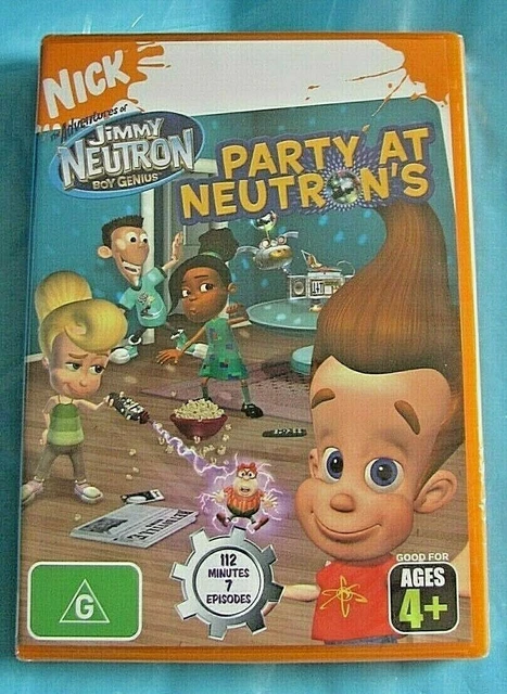 THE ADVENTURES OF JIMMY NEUTRON BOY GENIUS Party at Neutron's DVD NEW ...