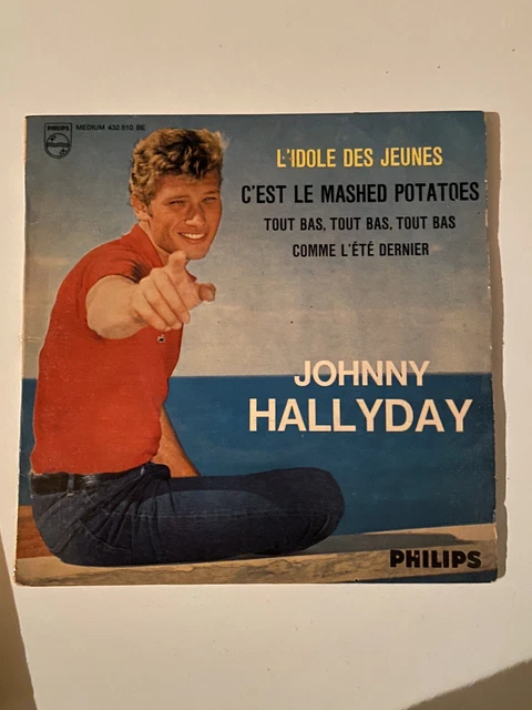 DISQUE VINYLE 45 Tours Johnny Hallyday L’idole Des Jeunes EUR 4,00 ...
