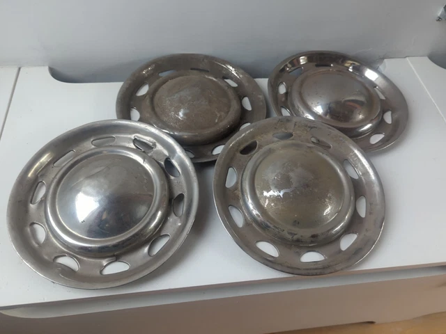 CLASSIC MINI MK1/MK2 Wheel Trim SET Of Hub Caps Original Full Austin ...