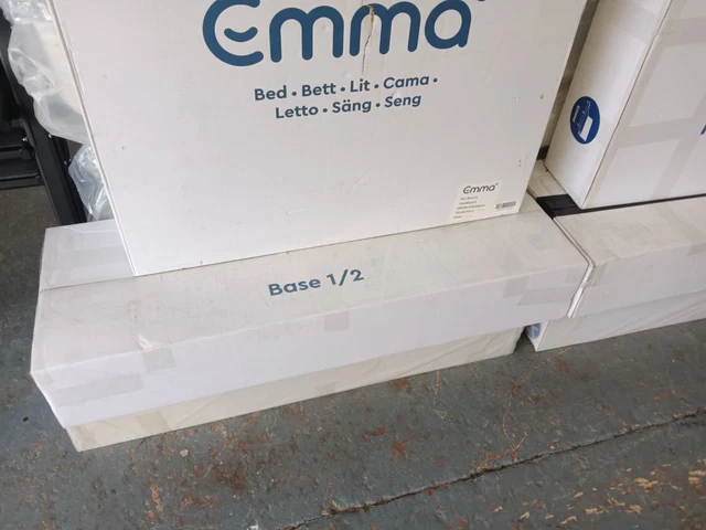 EMMA BED FRAME- 150Cm King Size, Light Grey Chenille Fabric £65.00 - PicClick UK