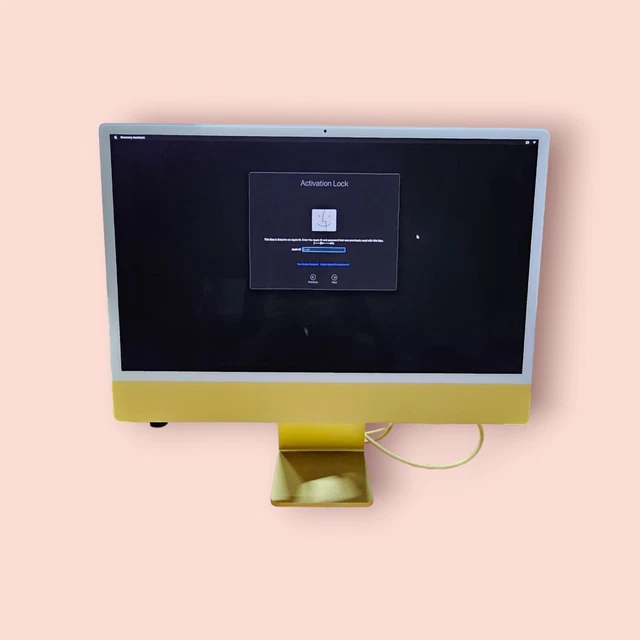 APPLE IMAC 24& (256GB SSD, M1, 8GB, 8-Core GPU) Yellow - MGPF3LL/A ...