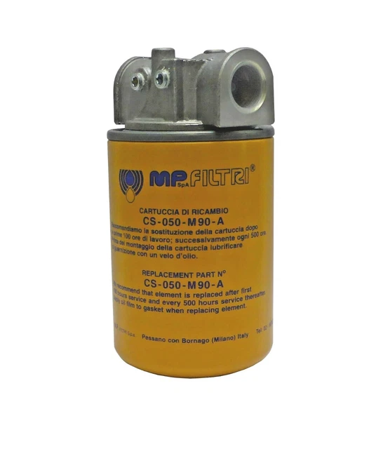 MPS-050-S-G1-M90-A-T MP FILTRI Line Filter with Spin-on Filter ...
