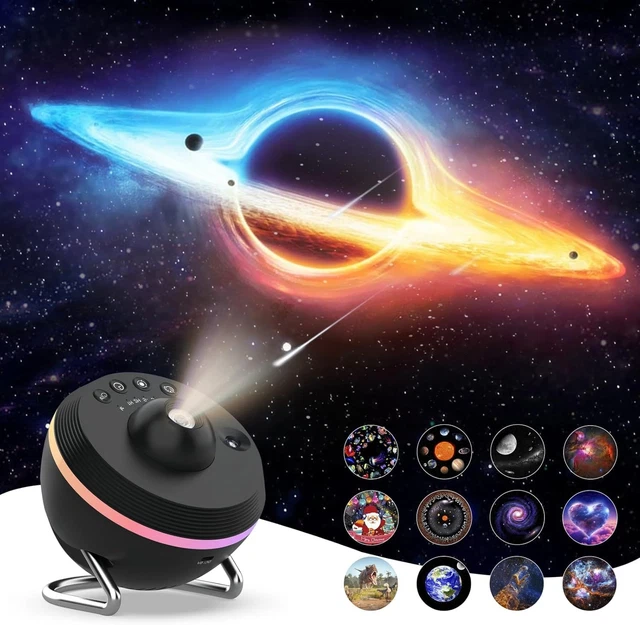 NEW PRO PLANETARIUM Galaxy Projector 4K HD Rotating Starry Sky Night ...