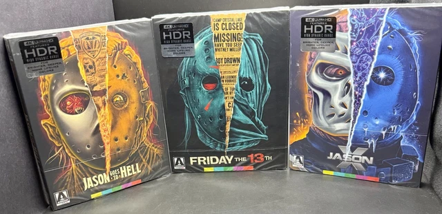 FRIDAY THE 13TH Jason X Jason Goes To Hell Arrow Exclusive 4K Uhd Blu ...