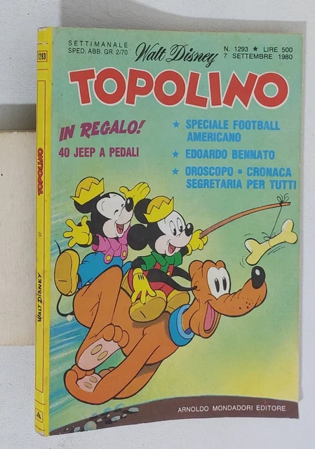 79199 TOPOLINO LIBRETTO n. 1293 - Disney Mondadori 1980 EUR 4,50 ...