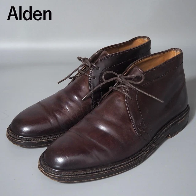 ALDEN SHOES SHELL Cordovan 1339 Chukka Boots Lace-up Men Color 8 US8 D ...