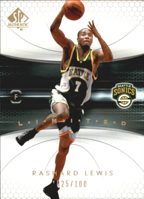 2004-05 SP AUTHENTIQUE Supersonics Limited Basketball Card #79 Rashard ...