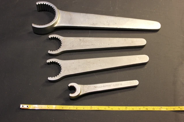 ROLLS ROYCE AIRCRAFT engine tool kit spanners Circa 1950 - 1980 £65.00 ...