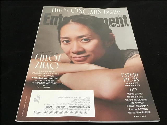 ENTERTAINMENT WEEKLY MAGAZINE May 2021 The Oscars Issue Chloe Zhao £7. ... ENTERTAINMENT WEEKLY MAGAZINE May 2021 The Oscars Issue Chloe Zhao £7. ...