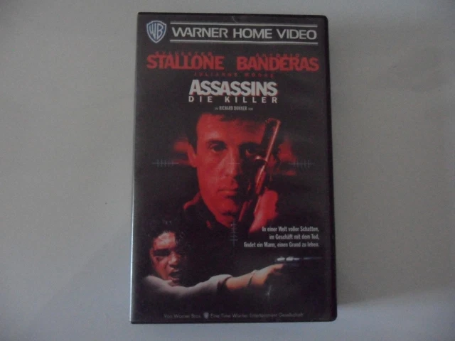 VHS, ASSASSINS-DIE KILLER, Sylvester Stallone, Antonio Banderas, KEINE DVD, CD!! EUR 4,50 ...