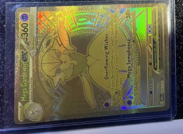 POKEMON 2025 MEGA Evolutions Mega Gardevoir Ex 187/132 MUR Gold English ...