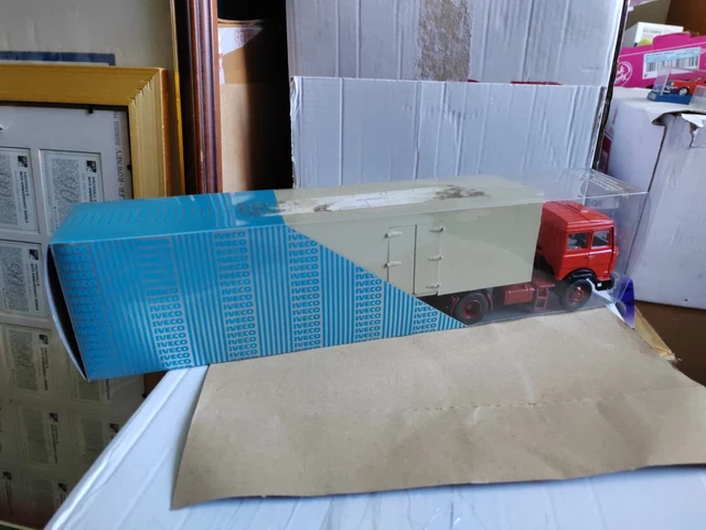 1/43 BOXED MODEL Vintage Old Cars Fiat Iveco Dealer Turbo Lorry £125.00 ...
