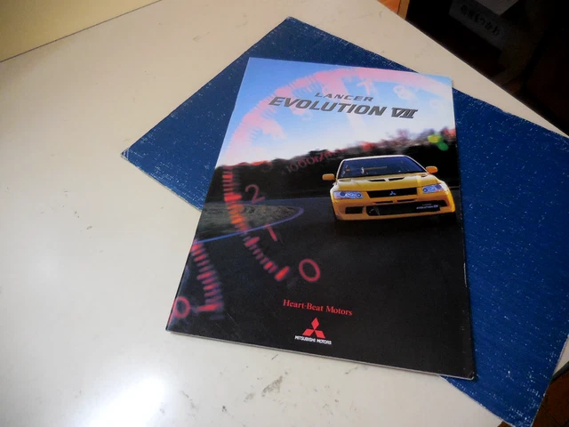MITSUBISHI LANCER EVOLUTION VII Japanese Brochure 2001/02? GH-CT9A ...