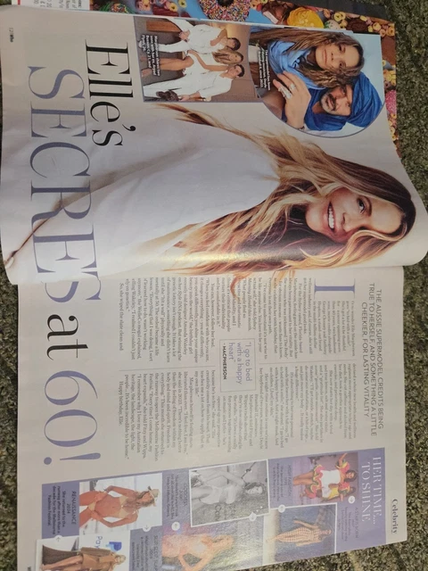 WHO MAGAZINE APRIL 2024-Elle Macpherson $30.00 - PicClick AU