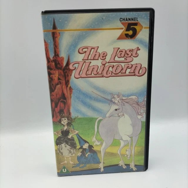 THE LAST UNICORN Channel 5 VHS £17.95 - PicClick UK