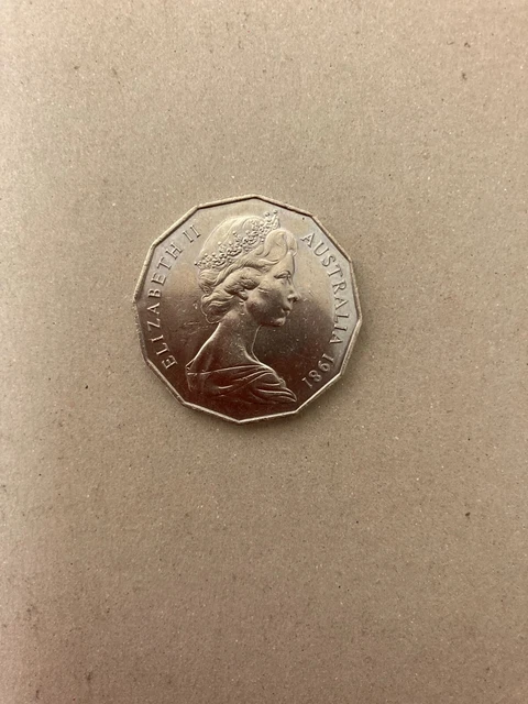 1981 AUSTRALIAN 50 cent Coin ( Prince Charles and Lady Diana Spencer ...