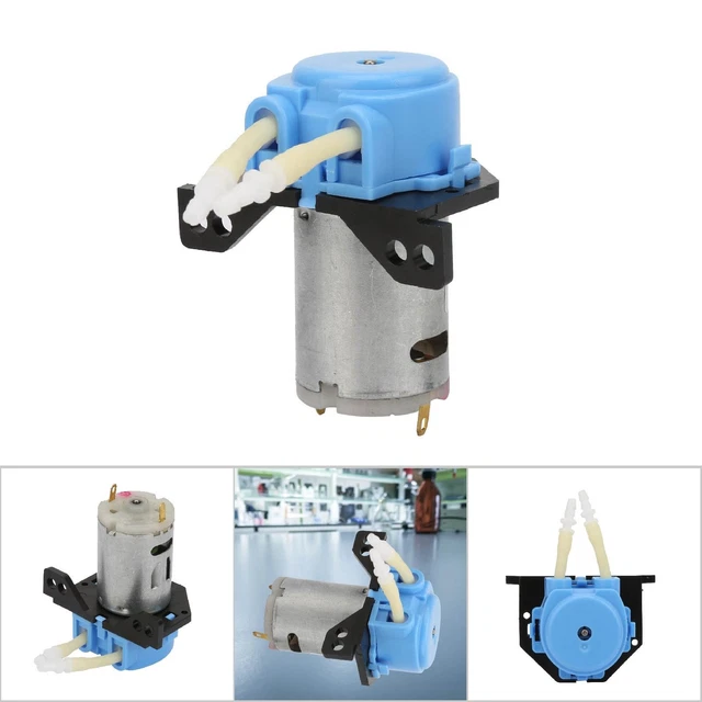 (BLUE)DC6V MICRO WATER Liquid Peristaltic Pump For Aquarium Lab ...