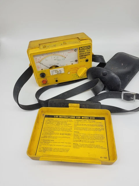 ROBIN MODEL 3131 Insulation - Continuity - Tester Vintage Untested £14. ...