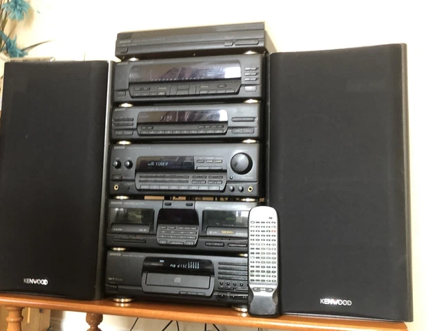 KENWOOD HIFI 6 pieces Stack system separates A-85 DP-950 Tuner T-85L P ...