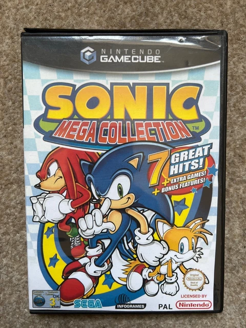 SONIC MEGA COLLECTION Sega Nintendo GameCube Game - UK PAL - TESTED ...