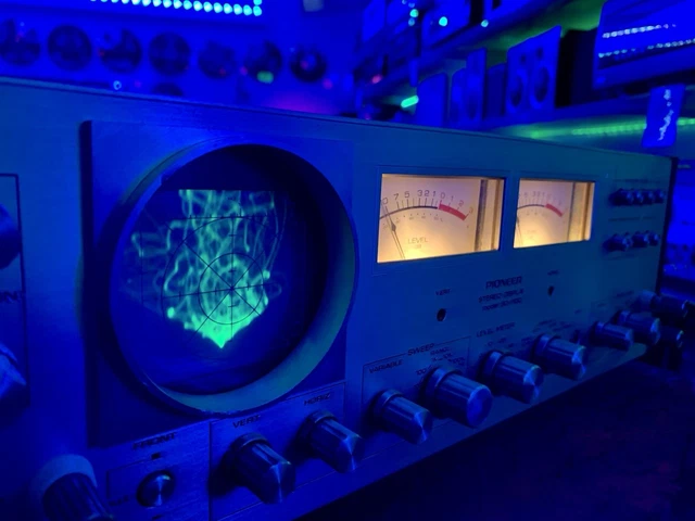 PIONEER SD-1100 STEREO Display Audio Scope Very Rare Vintage 1972 Work ...