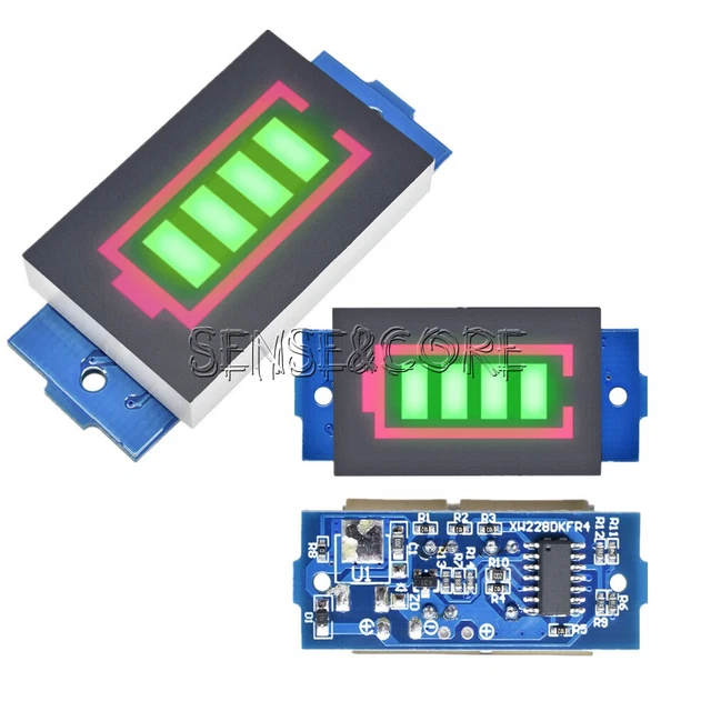 1S-7S LI-ION 18650 BMS Battery Capacity Level Display LED Indicator ...
