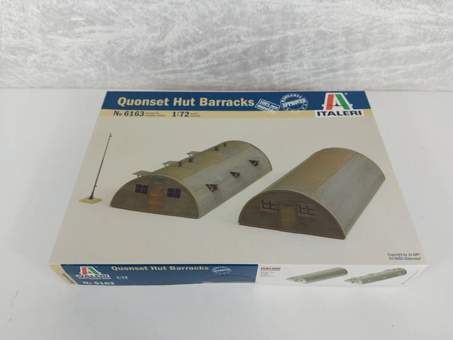 ITALERI 6163 1:72 Scale Quonset Hut Barracks Model Kit NEW EUR 12,26 ...