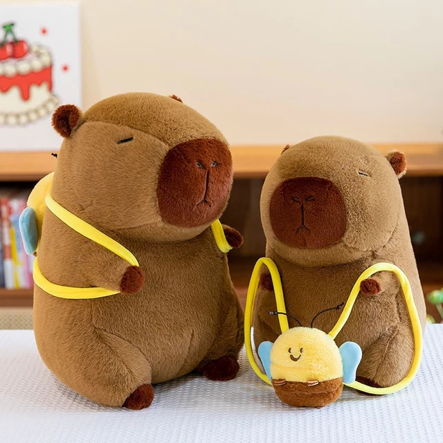 CAPYBARA ANIMAL PLUSH Toy Cushion With Bee Bapa For Kids Gift $22.00 ...