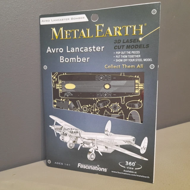 AVRO LANCASTER BOMBER 3D Metal Laser Cut Kit Model Aircraft GIFT IDEA £ ...