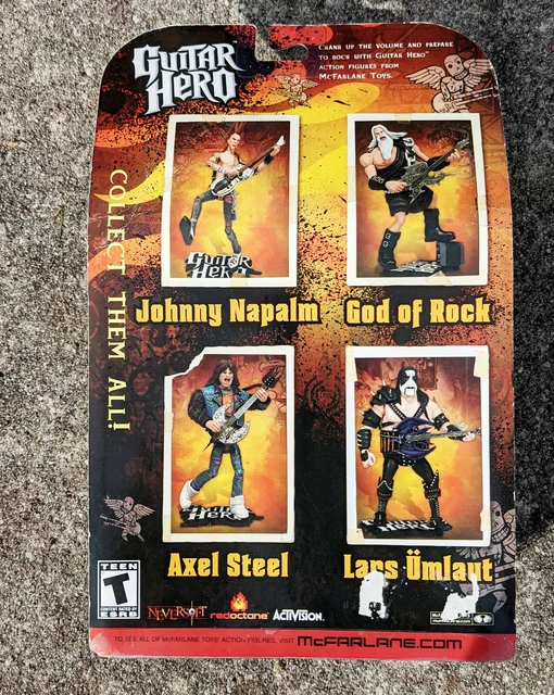 GUITAR HERO AXEL Steel 5" McFarlane Toys Collectible Figure Toy (New ...