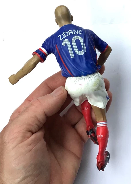 ANCIENNE FIGURINE FOOTBALL Zinedine Zidane N°10 1998 Old Figurine ...