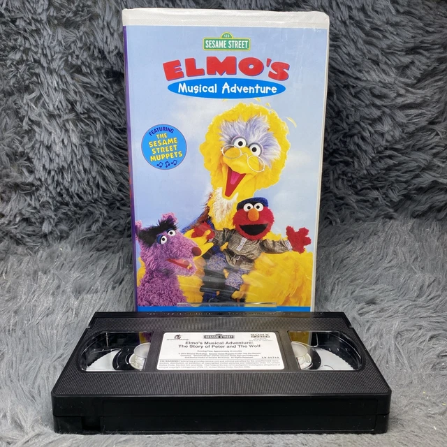 SESAME STREET ELMO'S Musical Adventure Peter and the Wolf VHS 2001 ...