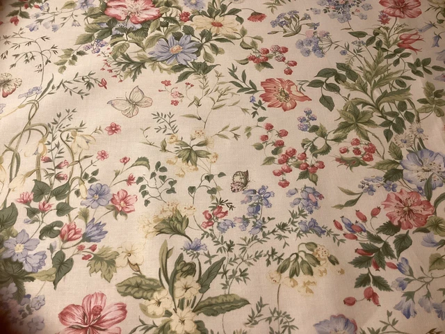 VINTAGE CROWSON FABRIC, Spring Meadow Sussex Garden Collection 100 X ...