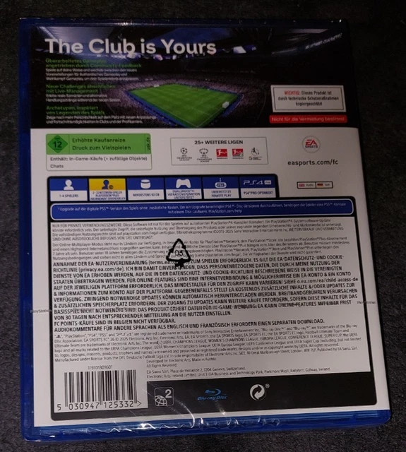EA SPORTS FC 26 PS 4 Playstation 4 Spiel Fifa 26 EUR 35,00 - PicClick DE