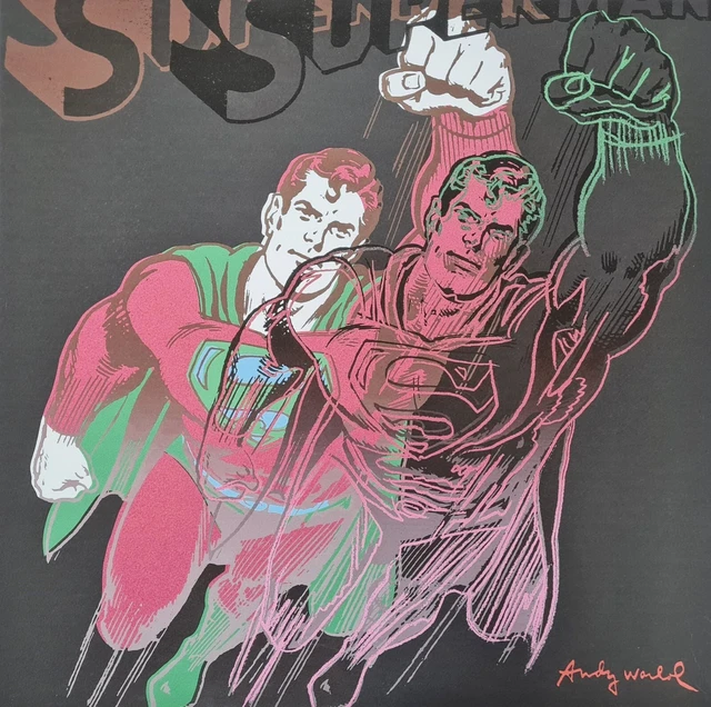 ANDY WARHOL * Superman * lithograph * 50x50 cm * limited # xx/500 CMOA ...