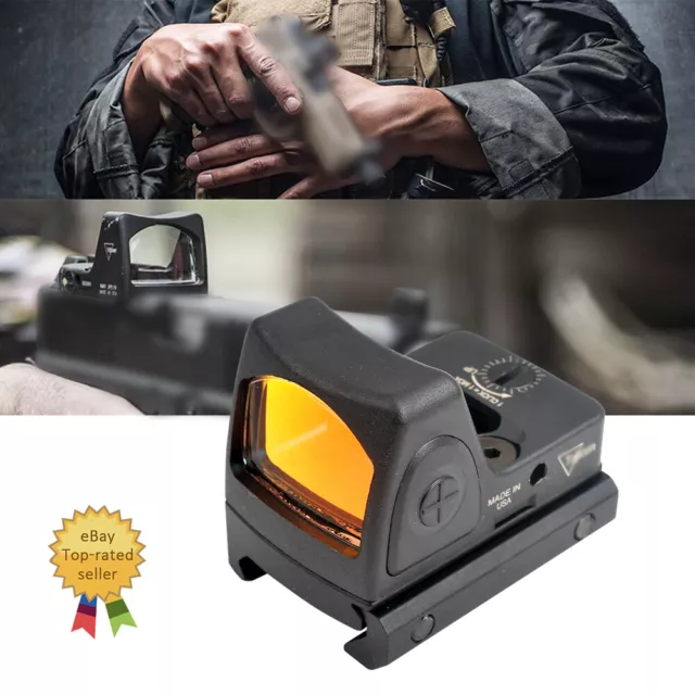 MINI RMR RED Dot Sight Collimator Rifle Reflex Sight Scope fit 20mm ... MINI RMR RED Dot Sight Collimator Rifle Reflex Sight Scope fit 20mm ...